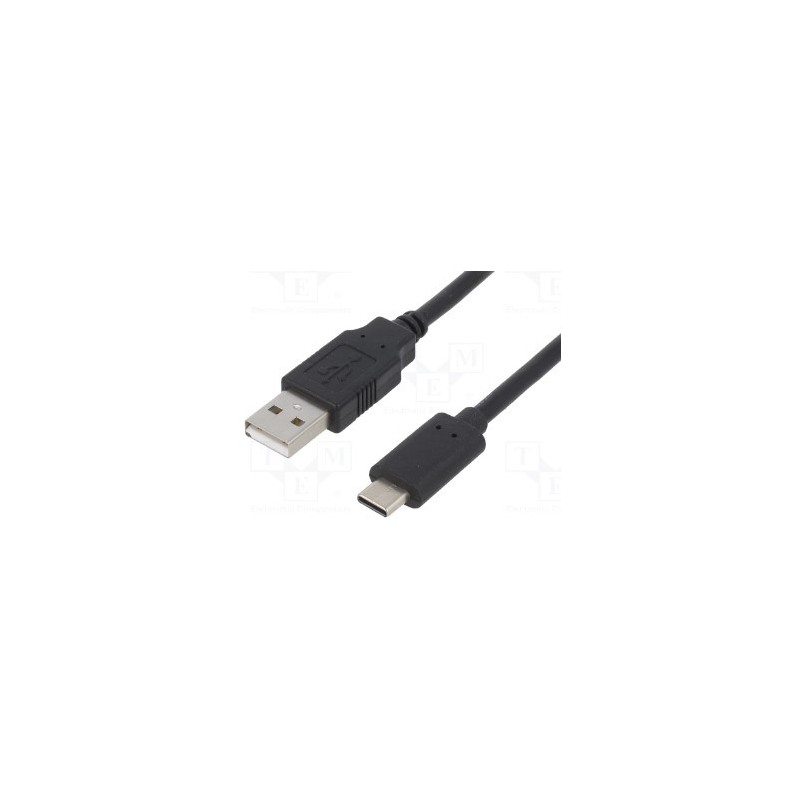 USB-kabel A-C 1,8m