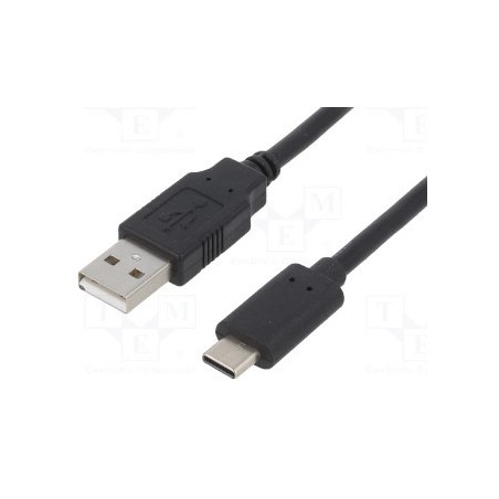 USB-kabel A-C 1m